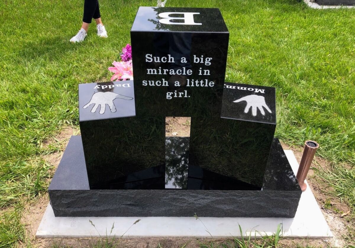 Child & Infant - Speidell Monuments