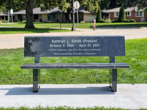 Benches - Speidell Monuments